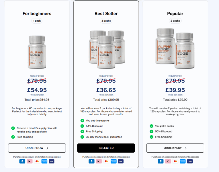 Alpha Edge Capsules UK Reviews 2026 | Is It Worth It?